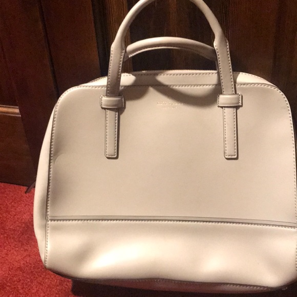 kate spade | Bags | Beautiful Light Gray Kate Spade Bag | Poshmark
